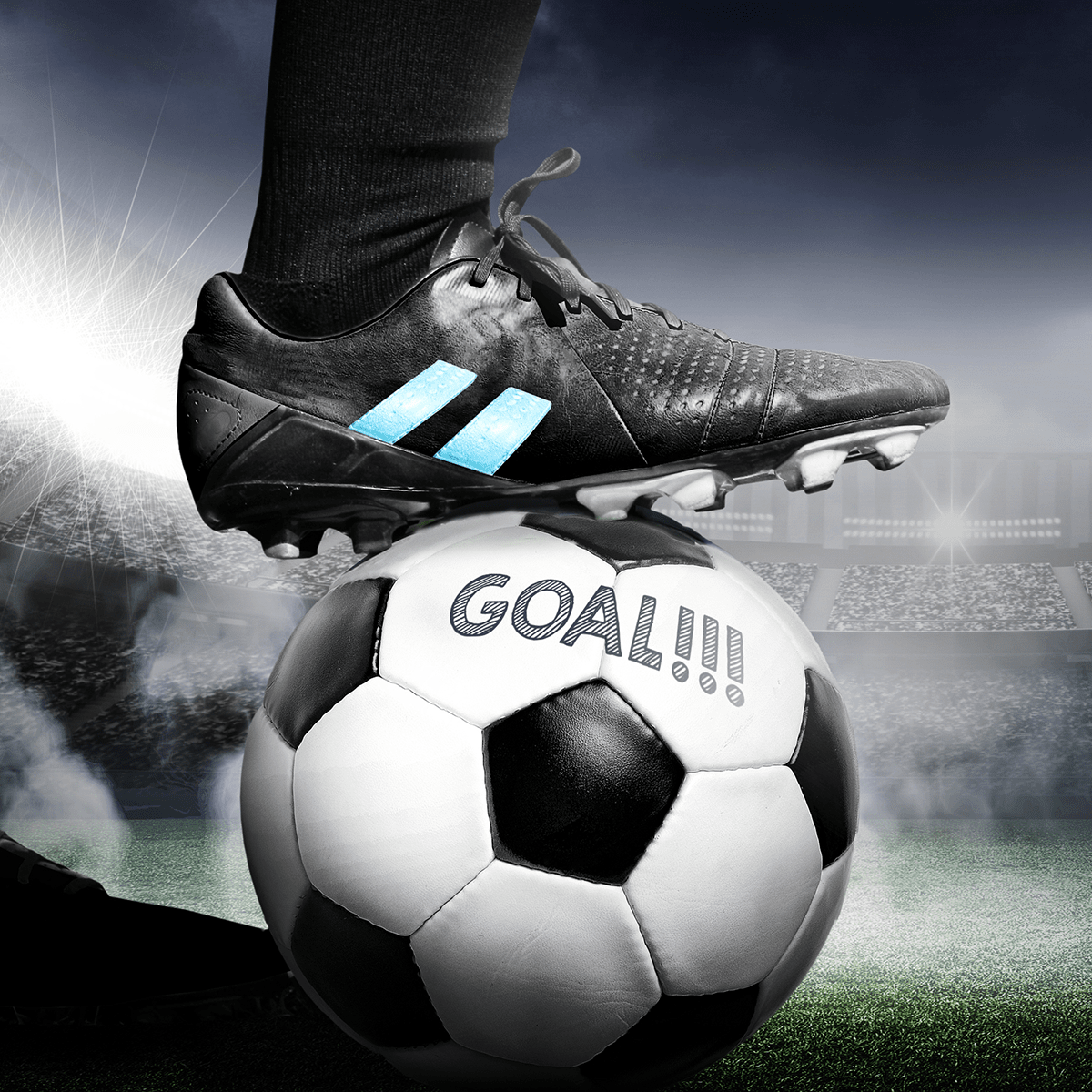 Fussball mit Bild, Logo, Text bedrucken lassen jetzt bei balleristo.ch